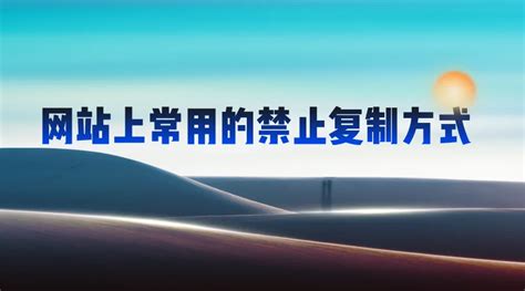 网站上常用的禁止复制方式javascript代码分享 轻刻年轮