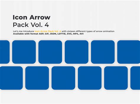 Lottie Files Icon Arrow Pack Vol 4 By Kinan Nurdiansyah On Dribbble