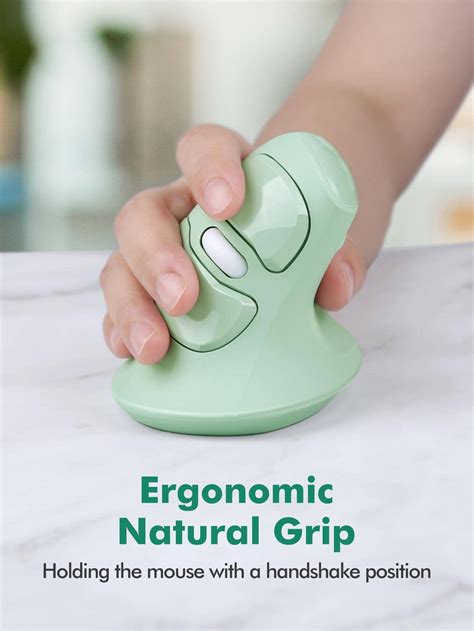 Usb And Type C Dual Receiver Wireless Mouse Ergonomic Vertical Wireless Mouse Wireless Office