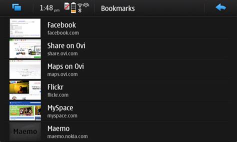 Maemo 5 Ui Screenshots