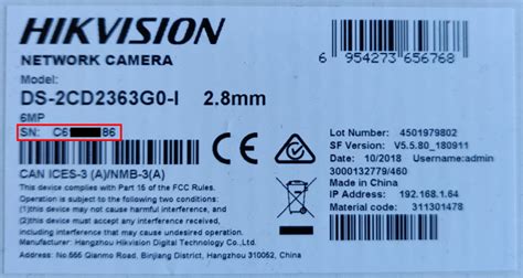 Hikvision Serial Numbers For HikConnect IP CCTV Forum For IP Video Network Cameras CCTV