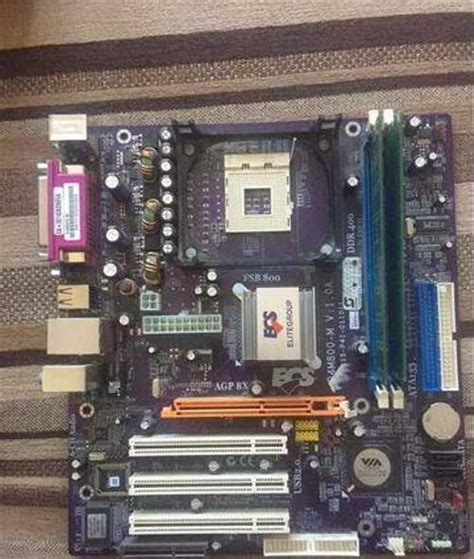 Материнская плата Ddr400 Socket Pga478 озу Festimaru частные объявления