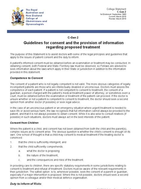 Pdf Guidelines For Consent Dokumen Tips
