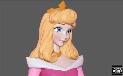Stl File Aurora Sleeping Beauty Disney Princess Animation 3d Print 😴・3d