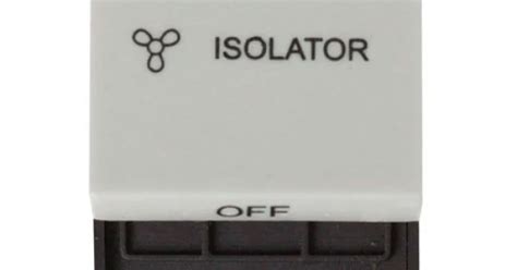 Huddersfield Electrical Merchants LtdMiniGrid Click White 10A 3 Pole Fan Isolation Switch