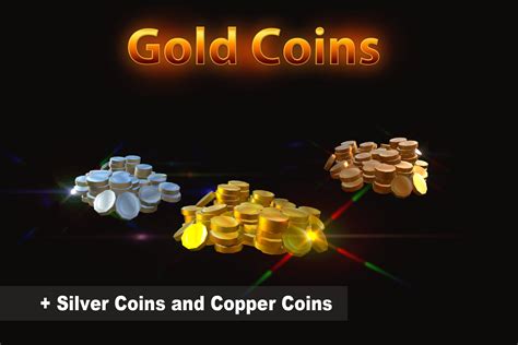 Gold Coins 3d Props Unity Asset Store