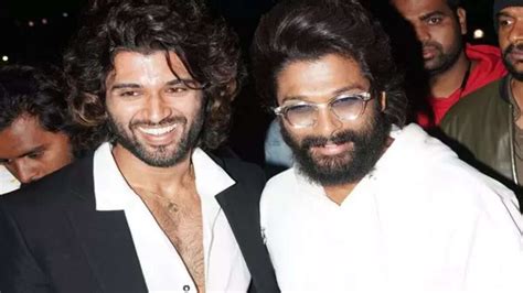 Rowdy Star Vijay Deavarakonda Delivers Surprise T Box To Allu Arjun