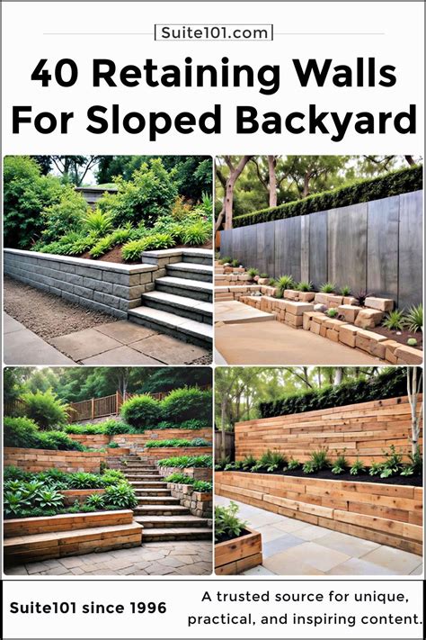 Retaining Wall Ideas For Sloping Garden