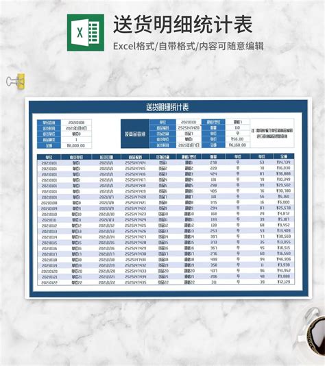酒店食材采购统计表excel模板 完美办公