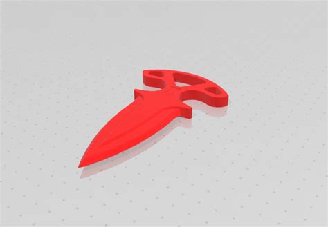3d Printed Cs Go Shadow Daggers By Toot Team Pinshape