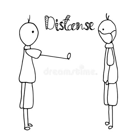 safe distance between two persons during quarantine self isolation as a concept of prevention