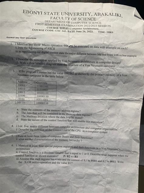 Csc 343 Past Questions And Answers Learnifyhub