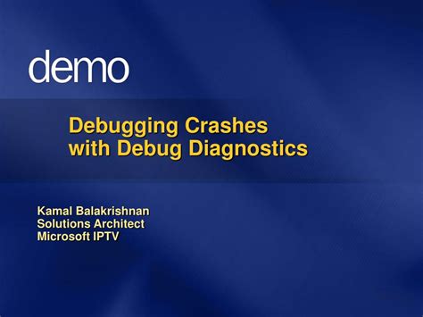 PPT WEB342 Improved IIS Debugging Debug Diagnostics 1 0 PowerPoint Presentation ID 370790