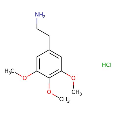Mescaline Hydrochloride 832 92 8 M 3030 Biosynth
