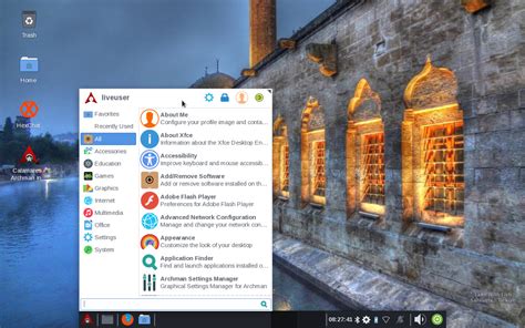 Archman 201909 Xfce Released See Screenshots Opensourcefeed
