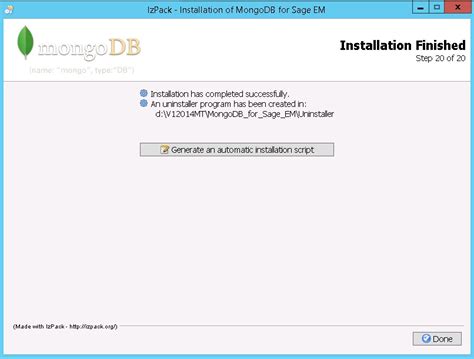Mongodb Installation Procedure