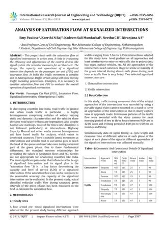 IRJET Analysis Of Saturation Flow At Signalized Intersections PDF