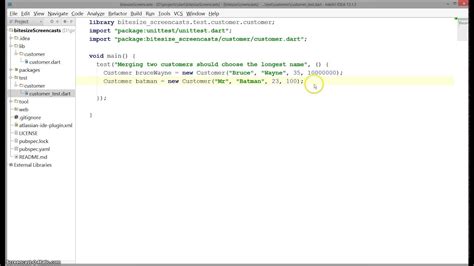 Writing Tests In Intellij Dart Bite Size Screencasts Running Board
