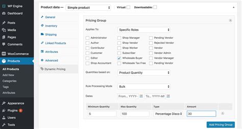 Using A Woocommerce Bulk Discount Plugin With A Product Table