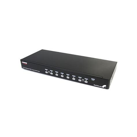 8 Port 1u Rackmount Usb Kvm Switch With Osd Kvm Switches