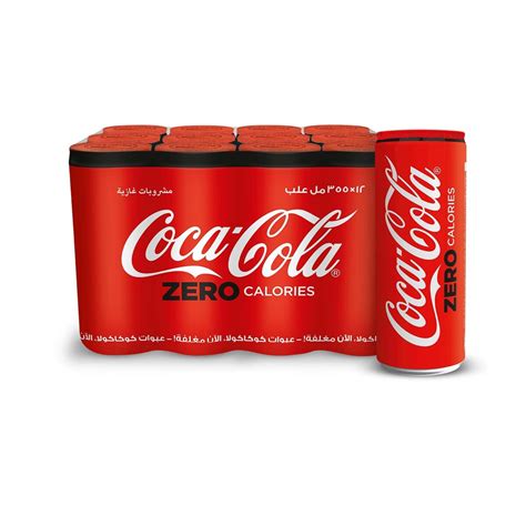 كوكا كولا زيرو 55 مل ×12 عبوة ستورز