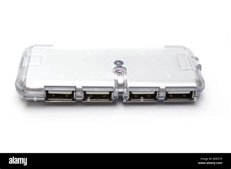 Travel Usb Hub Isolated On White Background Stock Photo Alamy