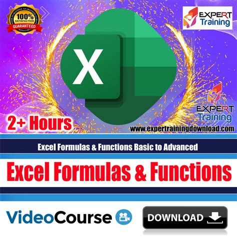 Excel Formulas And Functions Basic To Advanced Course Expert Training