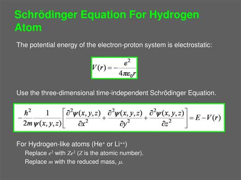 Ppt 8 1 Spherical Coordinates 8 2 Schrödingers Equation In Spherical Coordinate Powerpoint