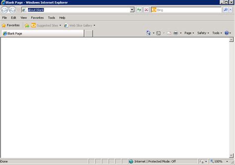 Blank Web Page White Gold