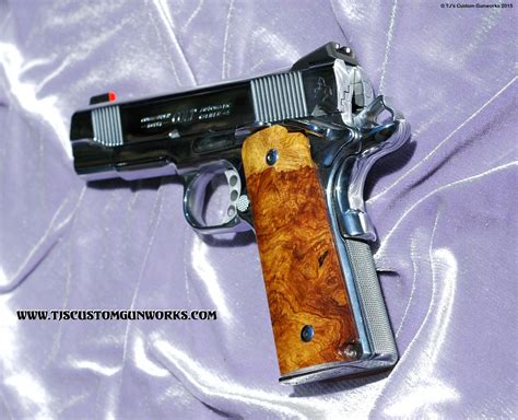 Full Custom Mirror Polished Hard Chrome Colt Commander1911