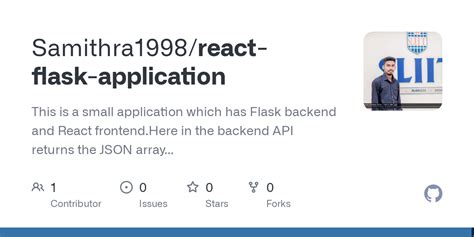 Github Samithra1998react Flask Application This Is A Small Application Which Has Flask