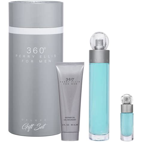 Set 360º Men De 3 Piezas Edt 100ml Shower Gel 90ml Mini 75ml