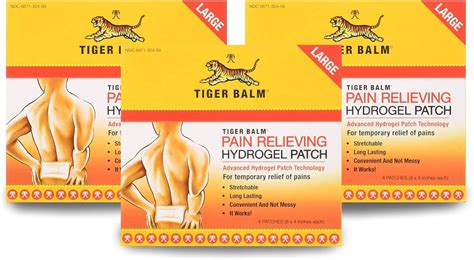 Tiger Balm Large Pain Relief Patches Pack Of 12 In Macao At Mop 315