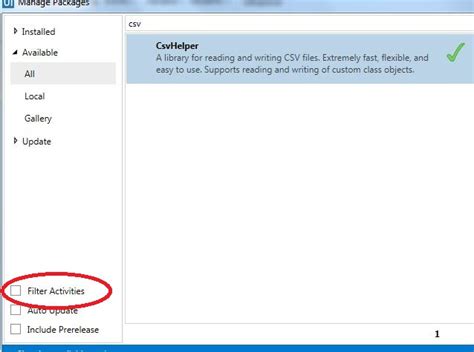 read csv activity not available in community edition help uipath