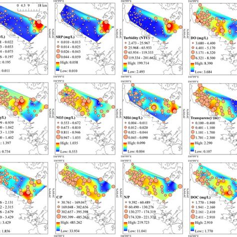 Spatial Distribution Of Environmental Variables Download Scientific Diagram
