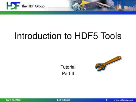 Ppt Introduction To Hdf5 Tools Powerpoint Presentation Free Download