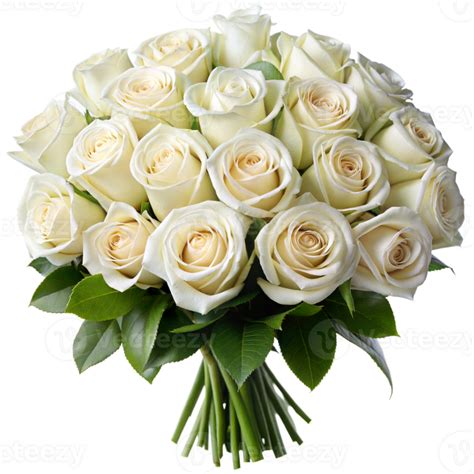White Flowers Bouquet Png