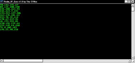 random ip generator instructables