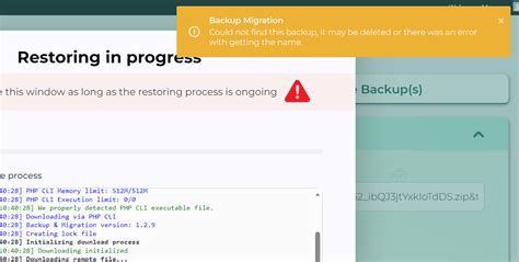 Quick Migration Succeed But UI Shows Failed WordPress Org
