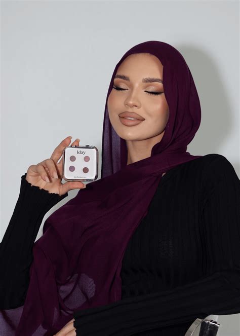 Ruby Noir Premium Modal Hijab Bright Purple
