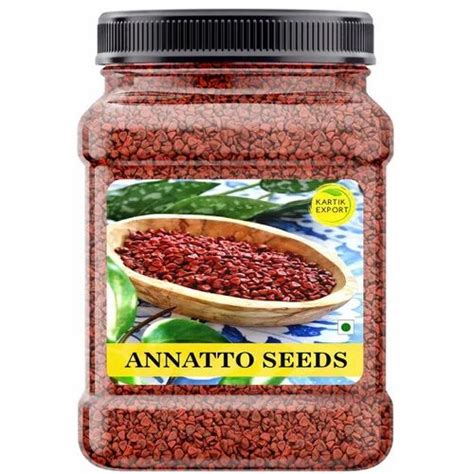 Dried Kartik Export Raw Annatto Seeds Whole Bixa Orellana Seed Pack Packaging Size 1 Kg At