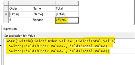 Ssrs Switch Function Showing Error For Simple Math Microsoft Qanda