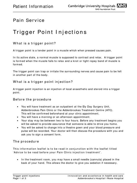 Pin2215 Trigger Point Injections Pdf Myofascial Trigger Point