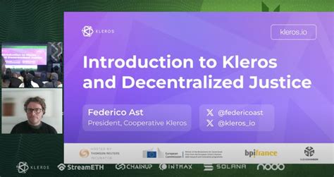 Learn About Decentralized Justice With Kleros President Lagos