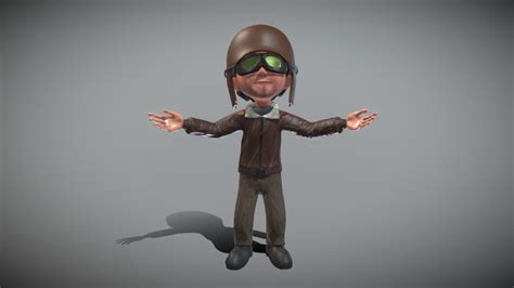 Cartoon Pilot Model