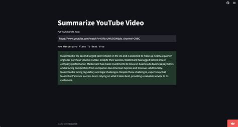 Github Tshradheyayoutube Summarizer