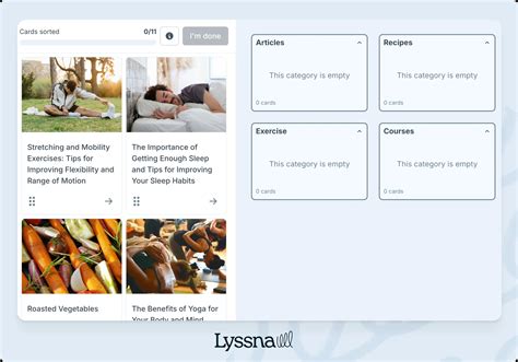Card Sorting Examples Exercises For UX Design Lyssna