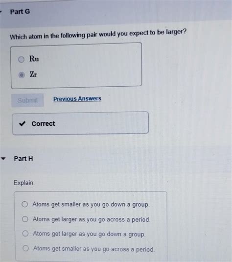 Solved Which Atom In The Following Pair Would You Expect To Chegg Com