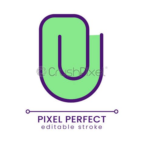 File Upload Button Pixel Perfect Rgb Color Icon Stock Vector 5234529 Crushpixel