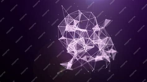 premium photo plexus structure evolving in organic motion science